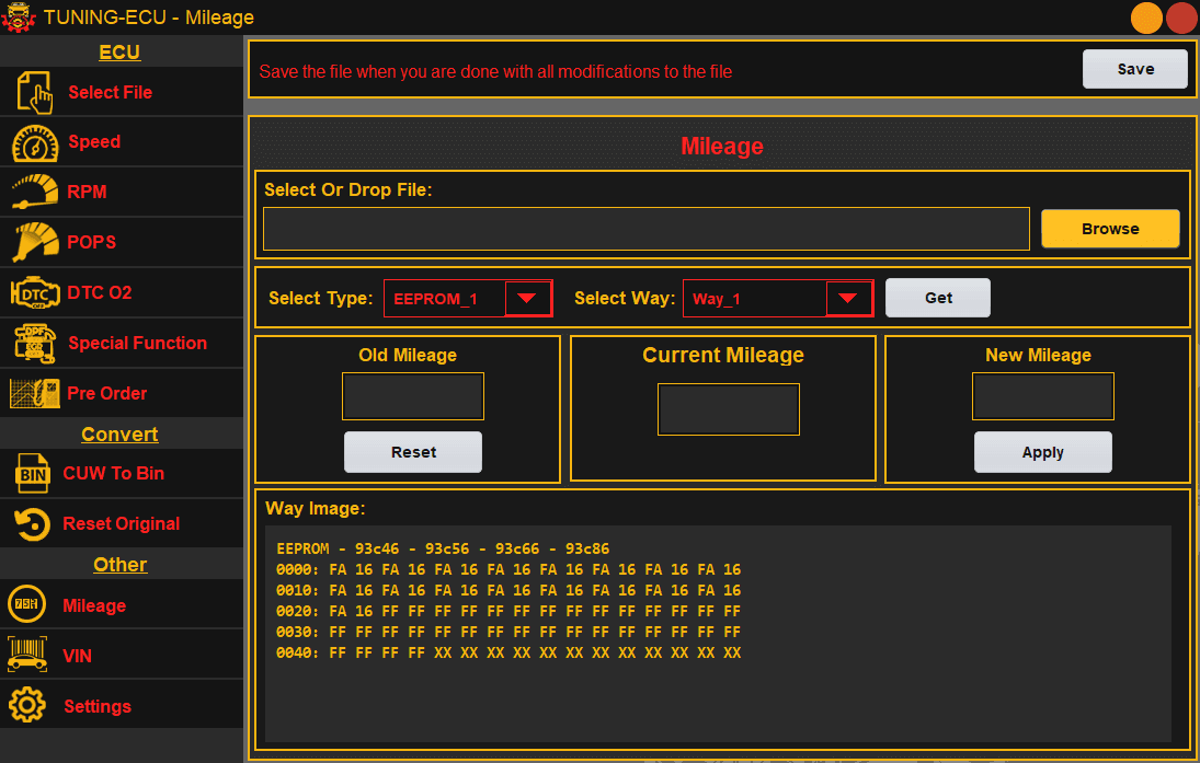 Tuning-ECU Program 0.0.0.1 - Tuning ECU
